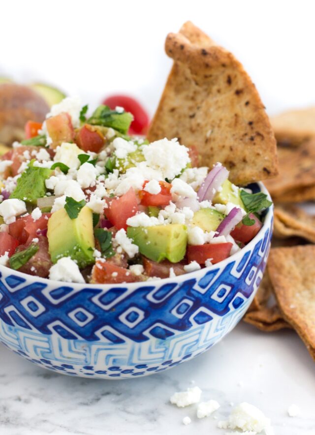 Avocado and Feta Salsa | A Healthy Slice of Life