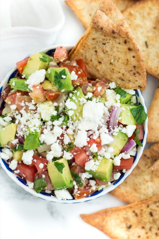 Avocado and Feta Salsa | A Healthy Slice of Life