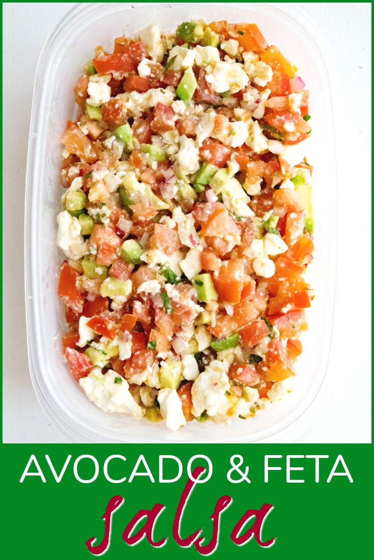 Avocado & Feta Salsa | A Healthy Slice of Life
