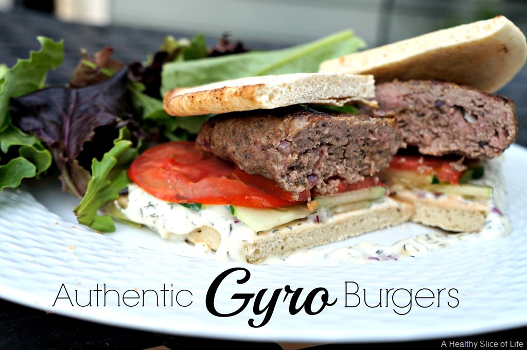 The Best Gyro Burgers Ever | A Healthy Slice of Life
