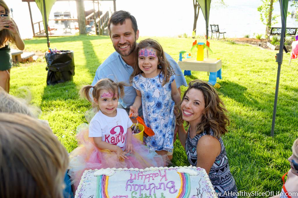 Kaitlyn's Colorful 2nd Birthday Party - A Healthy Slice of Life