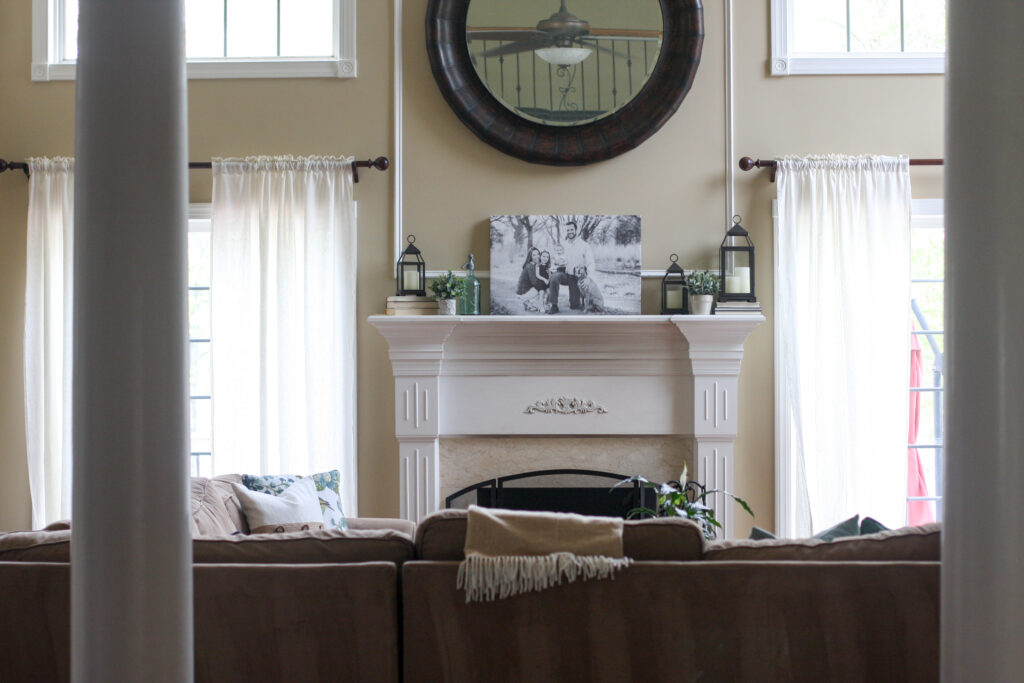 Living Room Makeover: In Progress Pictures