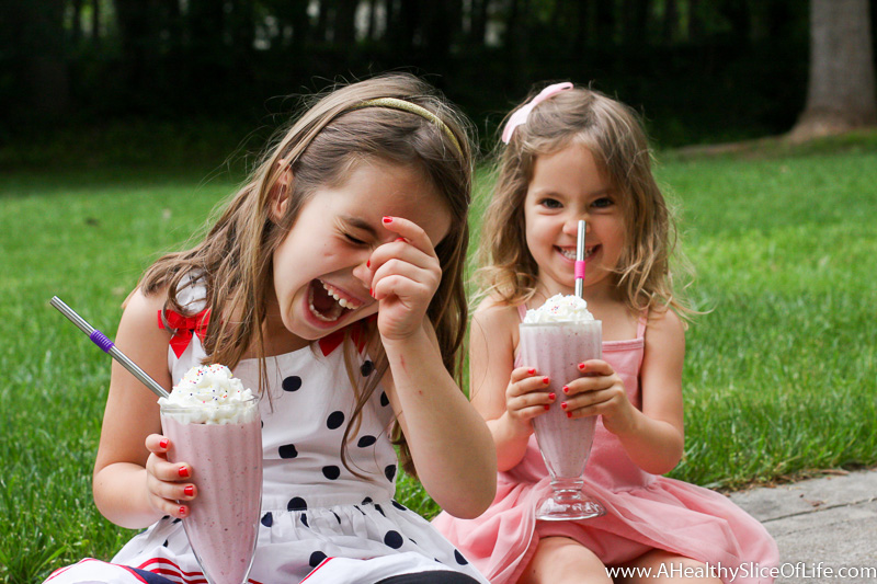 Simple Strawberry Vanilla Milkshake Recipe