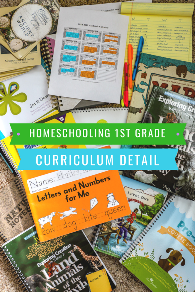 Homeschooling First Grade: Our Curriculum and Plans for the Year - A ...