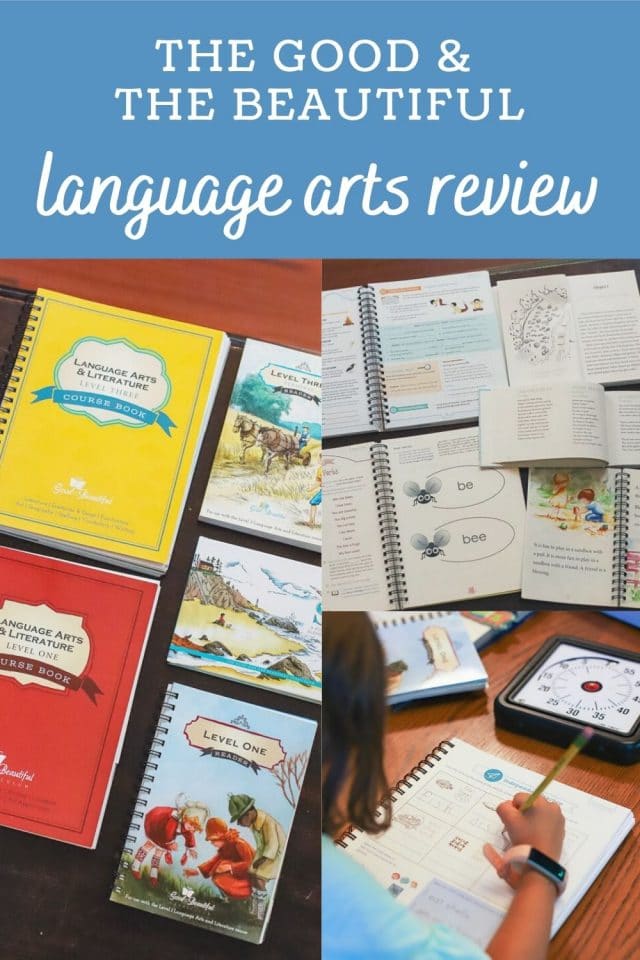 The Good and The Beautiful Language Arts Review - A Healthy Slice of Life