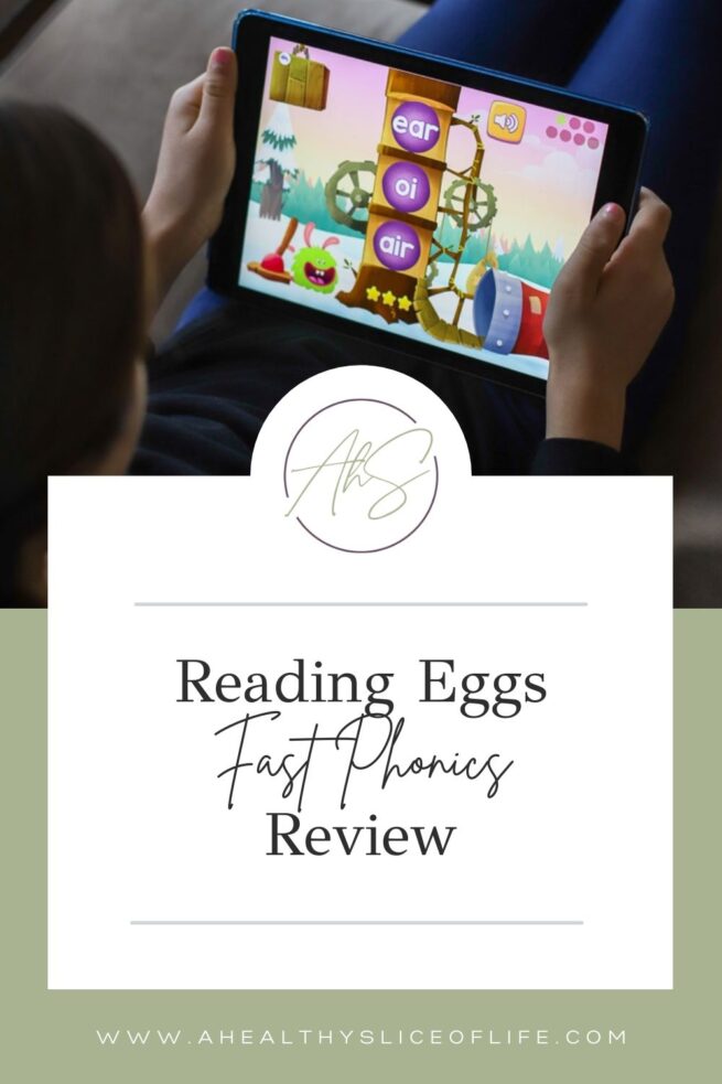 Reading Eggs Fast Phonics Review - A Healthy Slice of Life