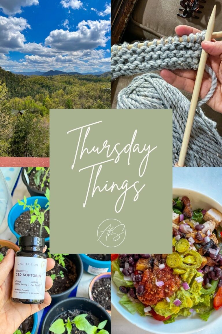 Thursday Things - A Healthy Slice of Life