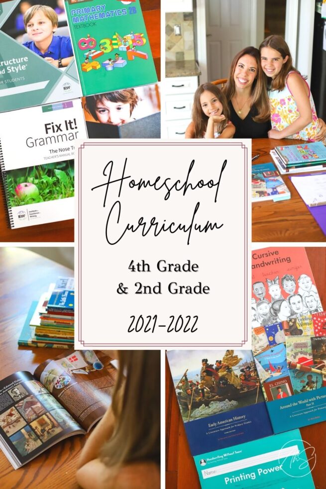 Homeschool Curriculum: 4th Grade and 2nd Grade - A Healthy Slice of Life