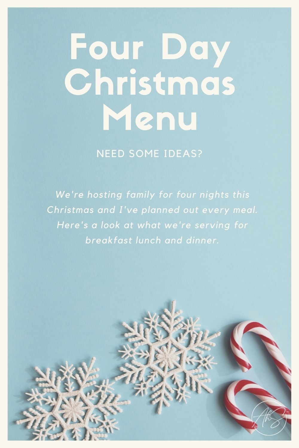 Four Days of Family: A Christmas Menu - A Healthy Slice of Life