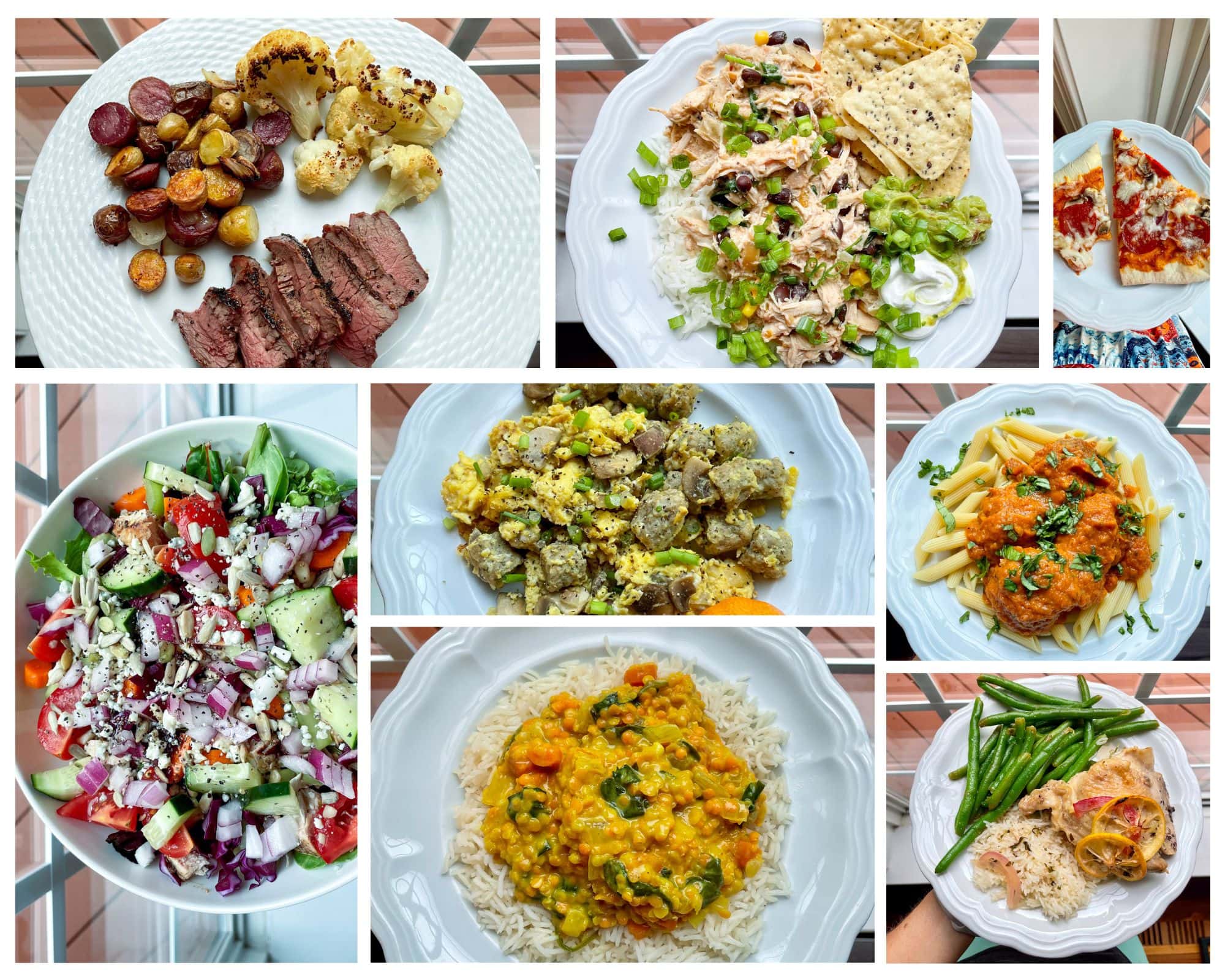 August Weekly Meal Plan #1 - A Healthy Slice of Life