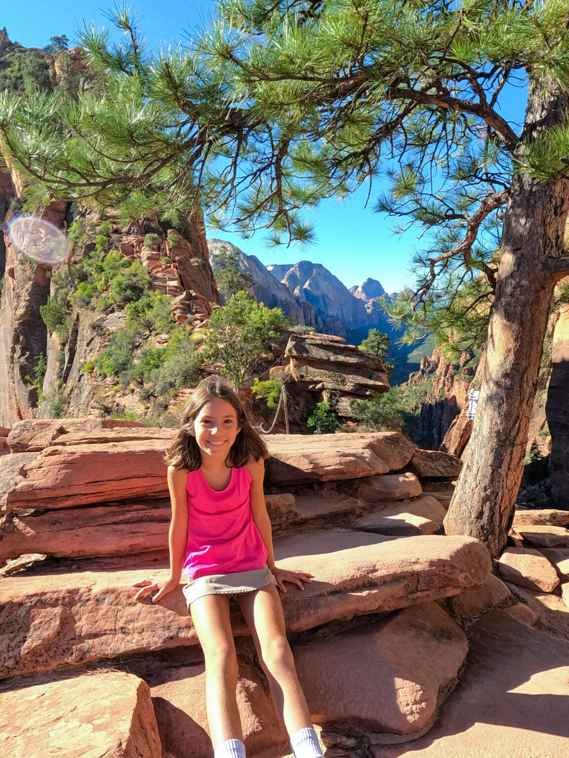 Hiking Angel's Landing with Kids - A Healthy Slice of Life