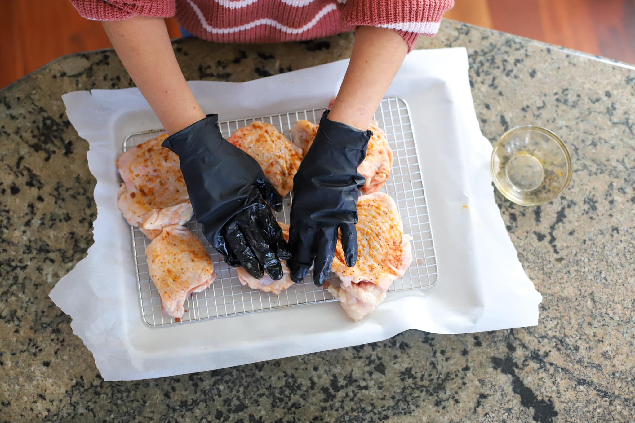 Crispy Baked Chicken Thighs - A Healthy Slice of Life - Relax & Comfort