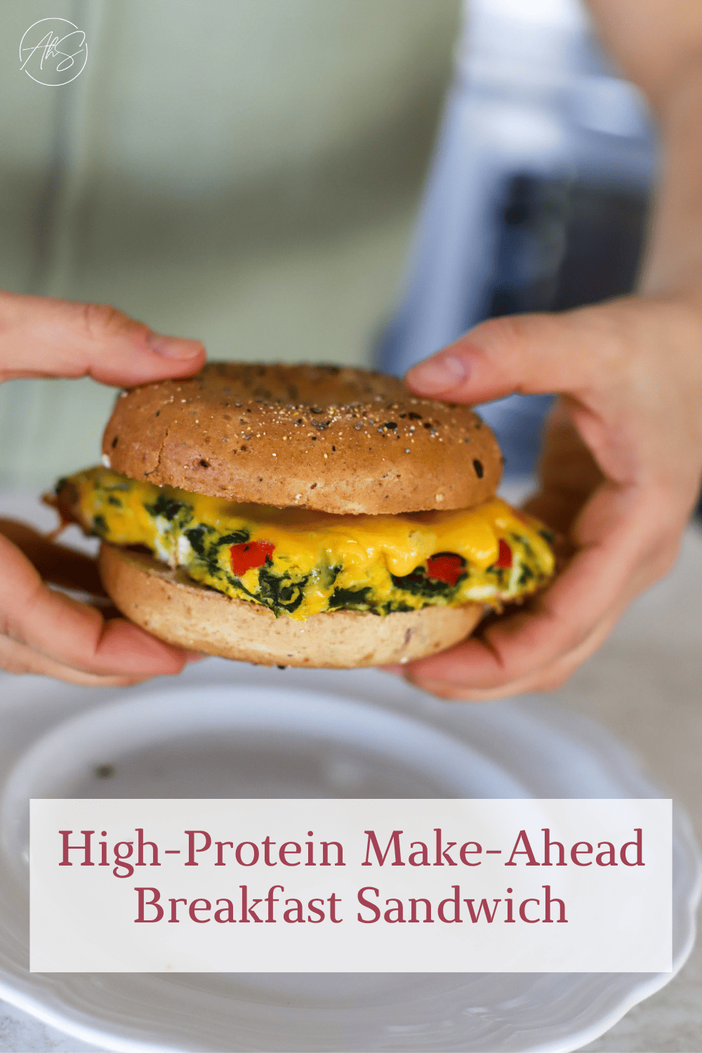 High Protein Make Ahead Breakfast Sandwich - A Healthy Slice of Life