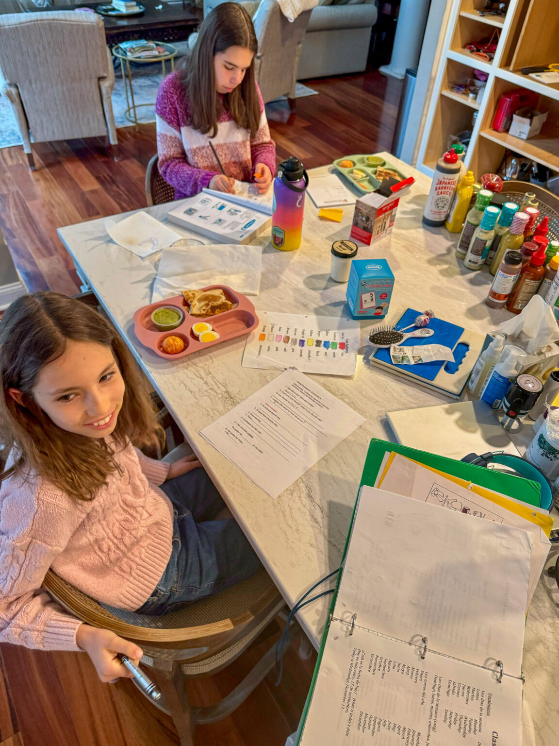 Homeschool Journal April 2024- 6th & 4th grades - A Healthy Slice of Life