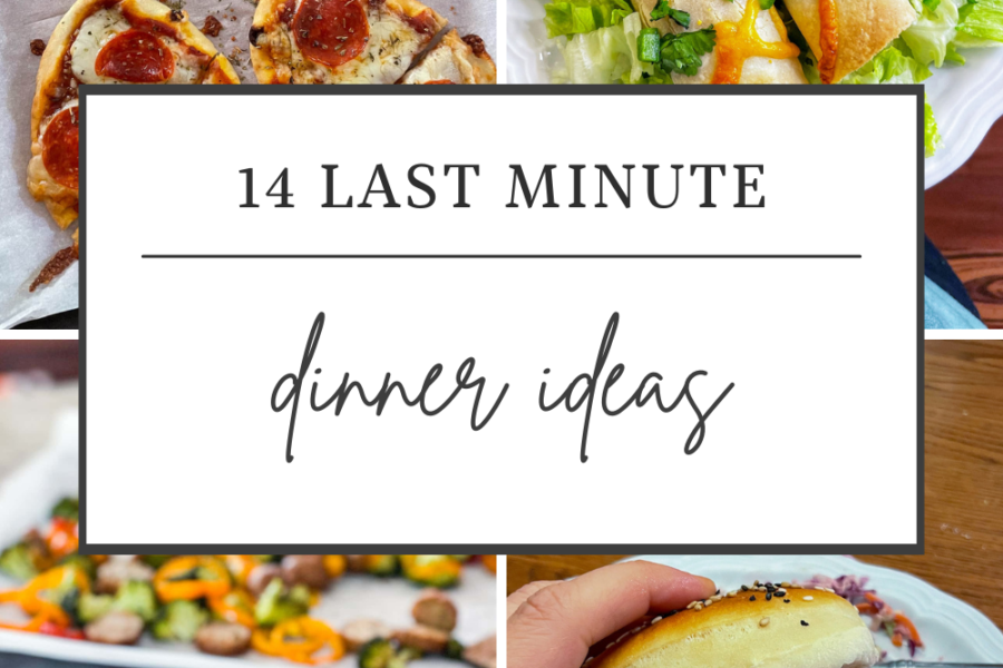 Last-Minute Dinner Ideas - A Healthy Slice of Life