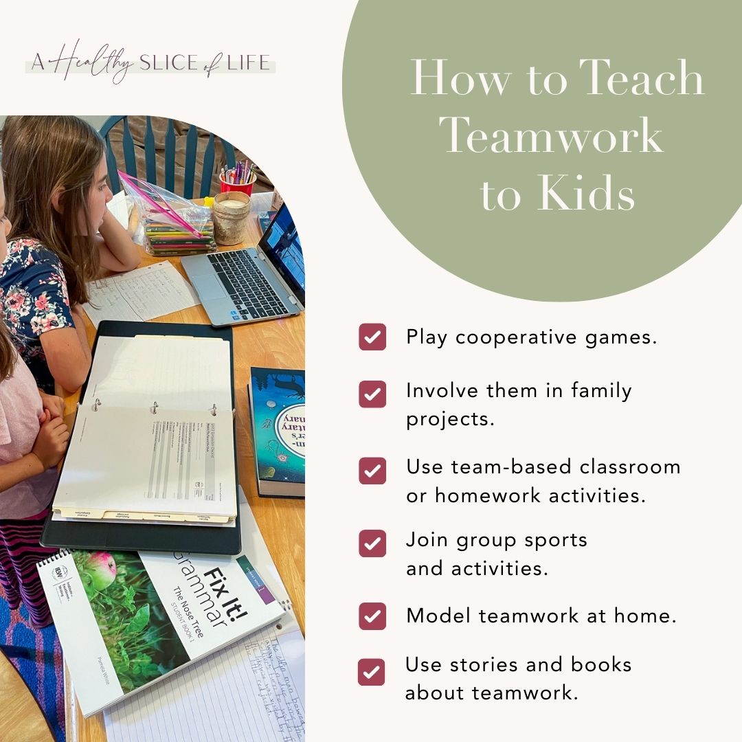 How to Teach Kids Teamwork - A Healthy Slice of Life