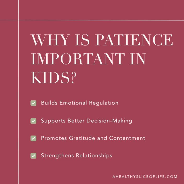 How to Teach Kids Patience - A Healthy Slice of Life