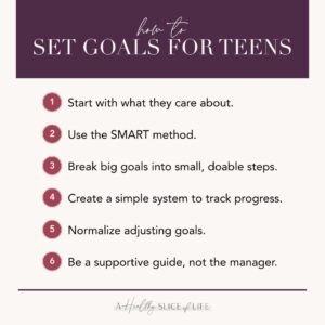 Goal-Setting for Teens: Smart Goals Made Simple - A Healthy Slice of Life